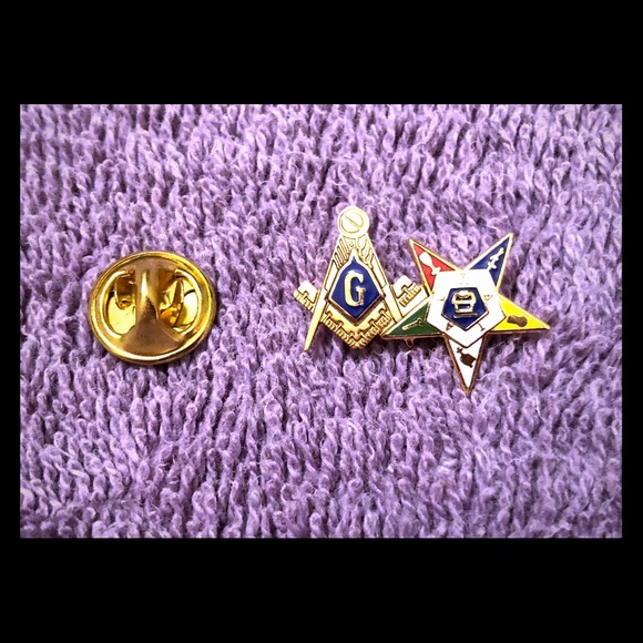 Accessories | Masonic Oes Lapel Pin Mens | Poshmark